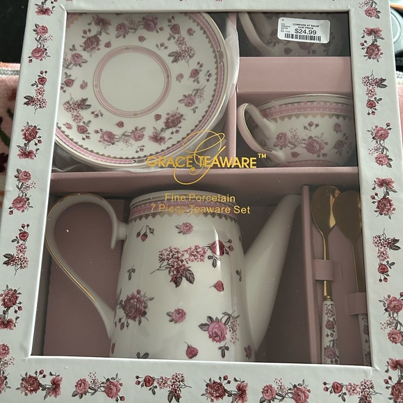 Dining | Grace Teaware Floral Porcelain Tea Set | Poshmark